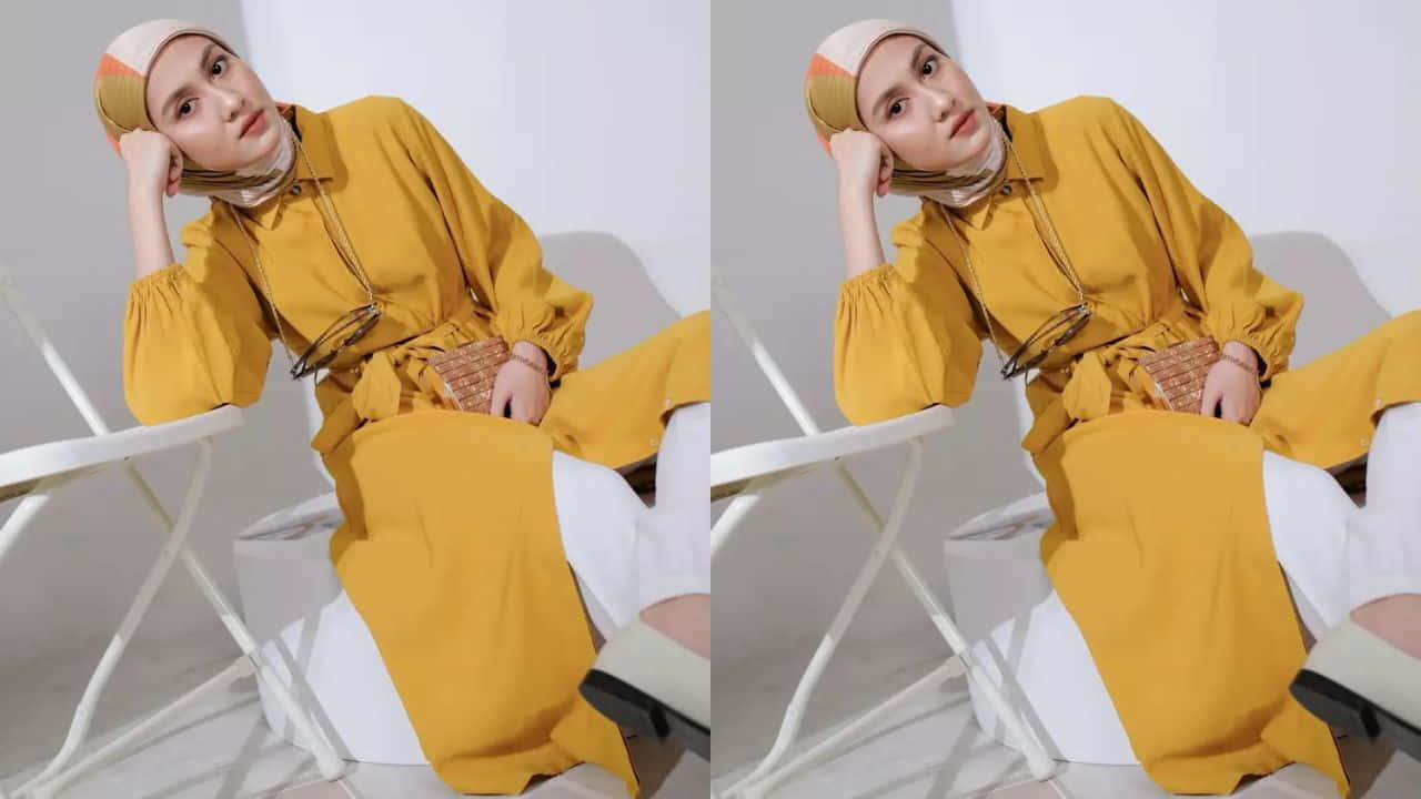 8 Baju Kuning Diraja Tudung Warna Apa | Comel & Trendy