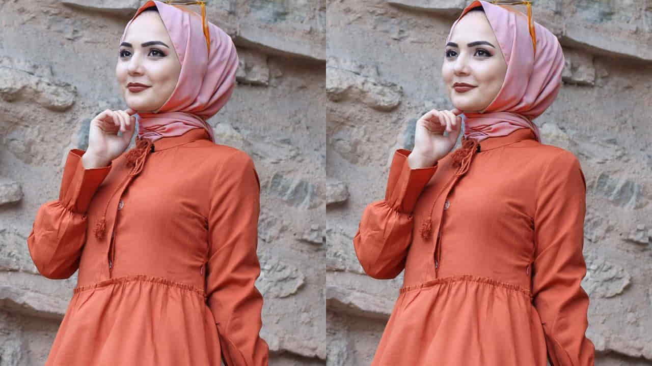 18 Padanan Baju Oren Tudung Warna Apa | Bergaya & Trendy