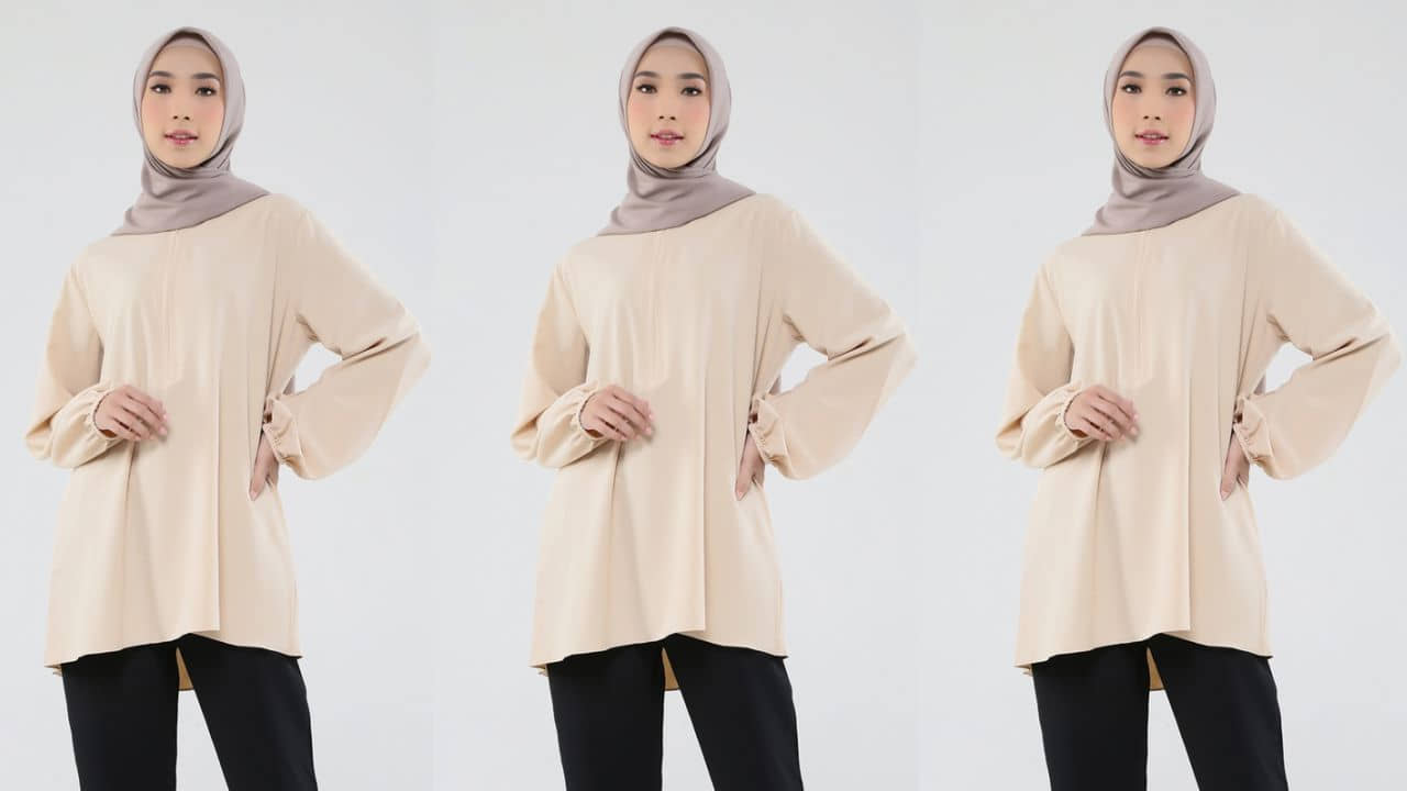 15 Padanan Baju Cream Tudung Warna Apa | Cantik & Bergaya