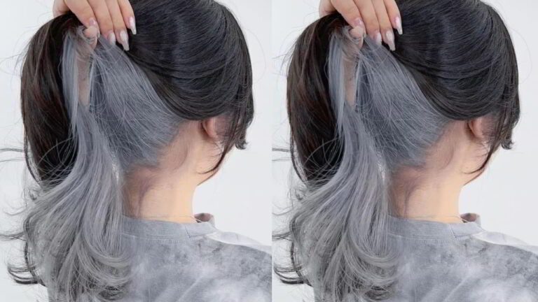24 Idea Warna Rambut Ash Grey Terkini di Malaysia | Comel