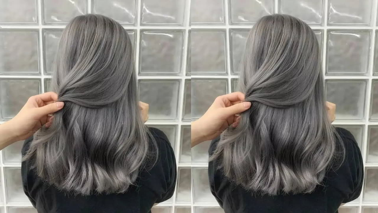 24 Idea Warna Rambut Ash Grey Terkini di Malaysia | Comel