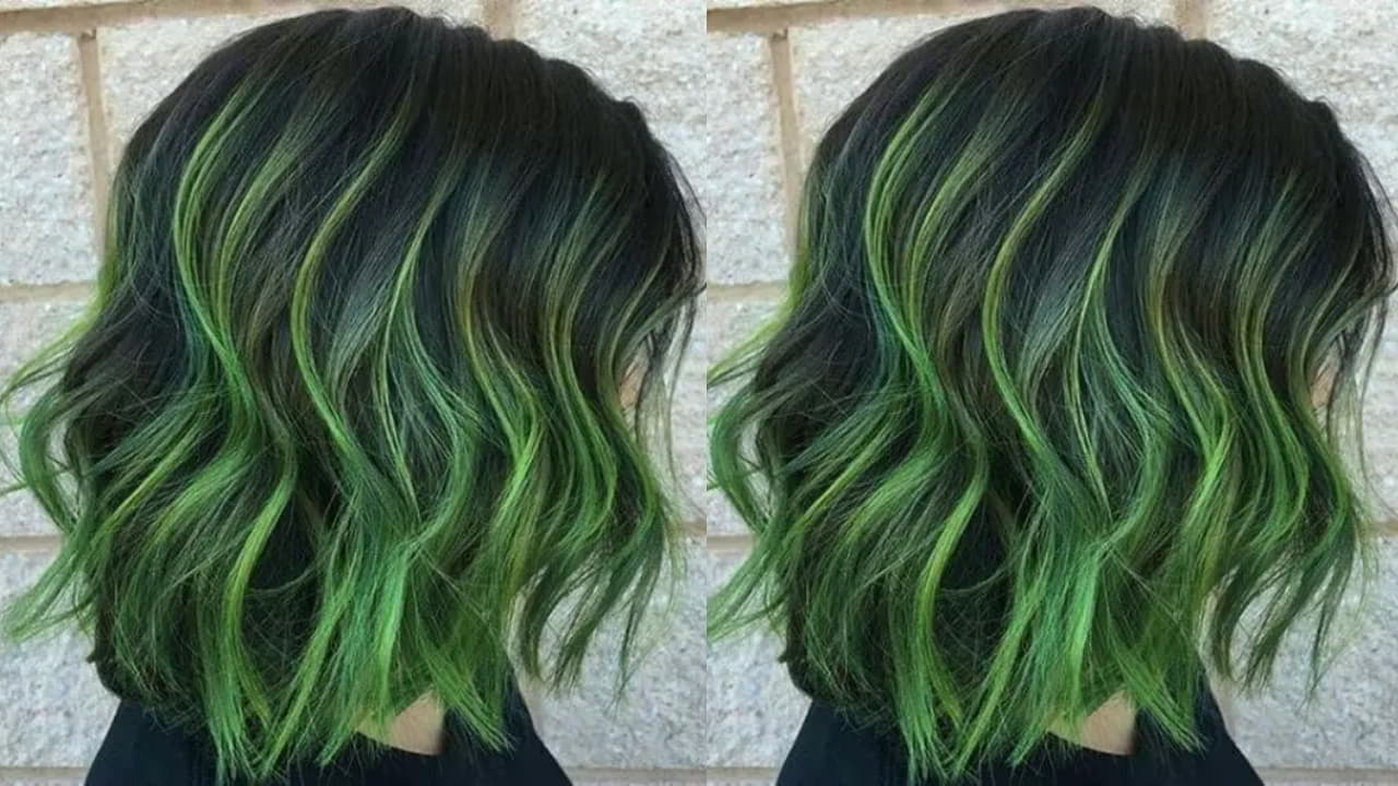 12 Idea Warna Rambut Hijau Popular di Malaysia | Cantik