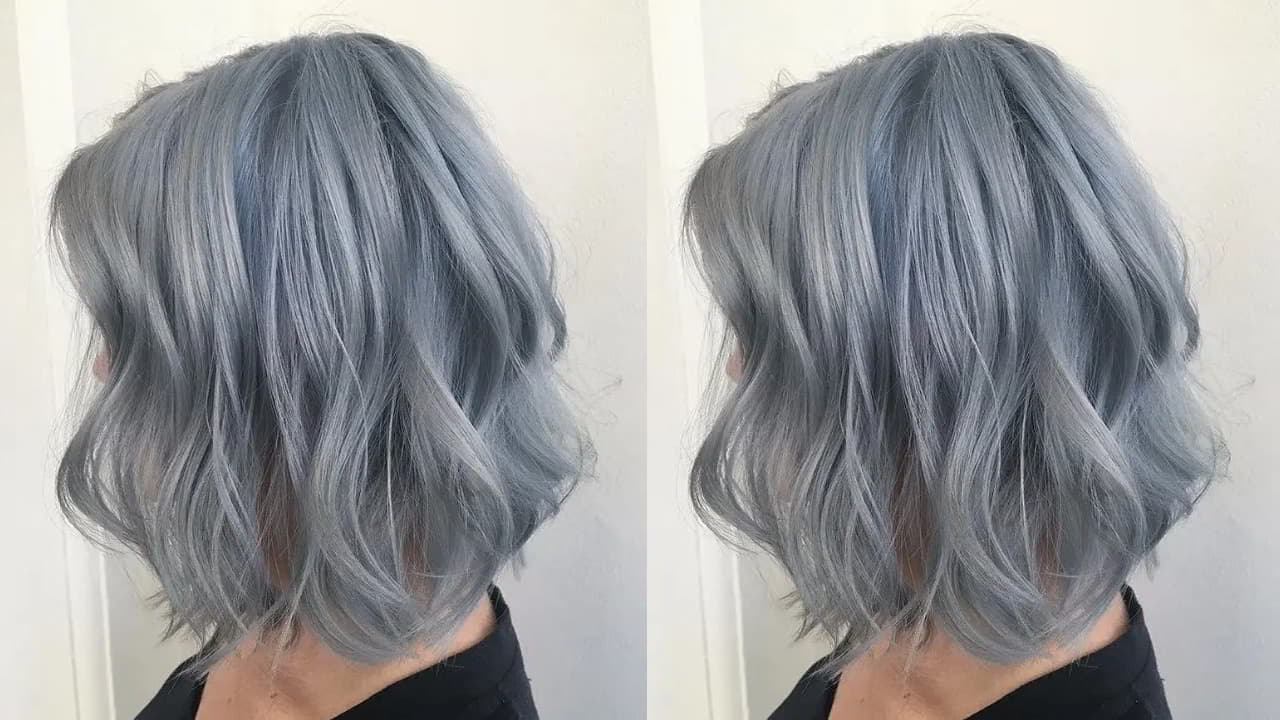 24 Idea Warna Rambut Ash Grey Terkini di Malaysia | Comel
